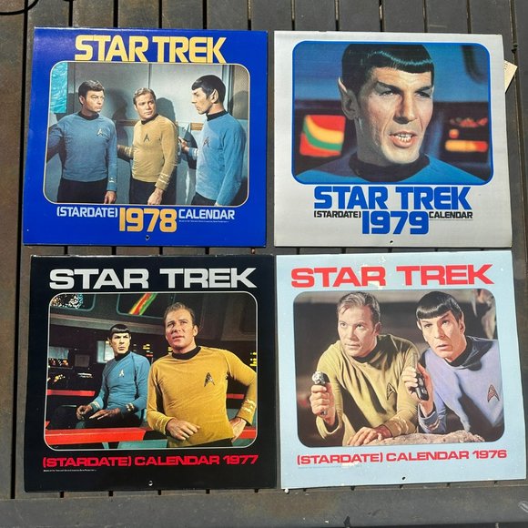 Star Trek | Wall Decor | Vintage Star Trek Tos Star Date Calendars Set ...